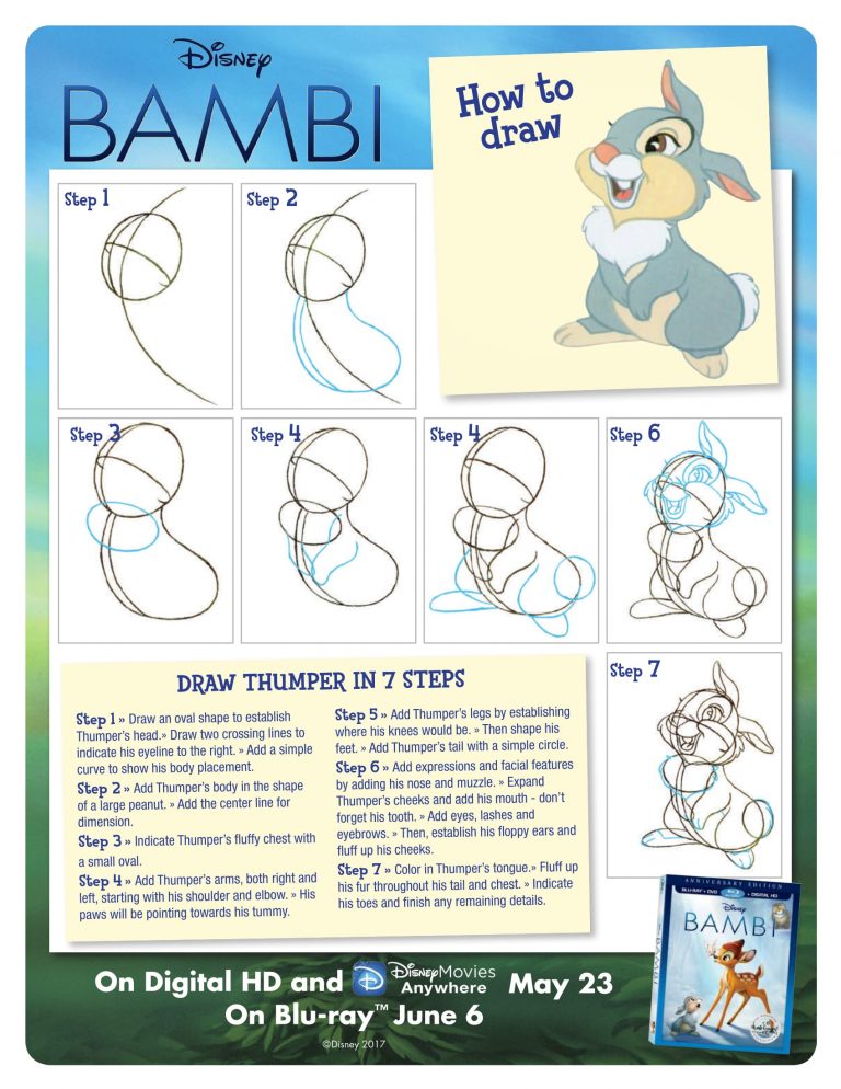 Bambi on Bluray with behind the scene clips, plus activity sheets