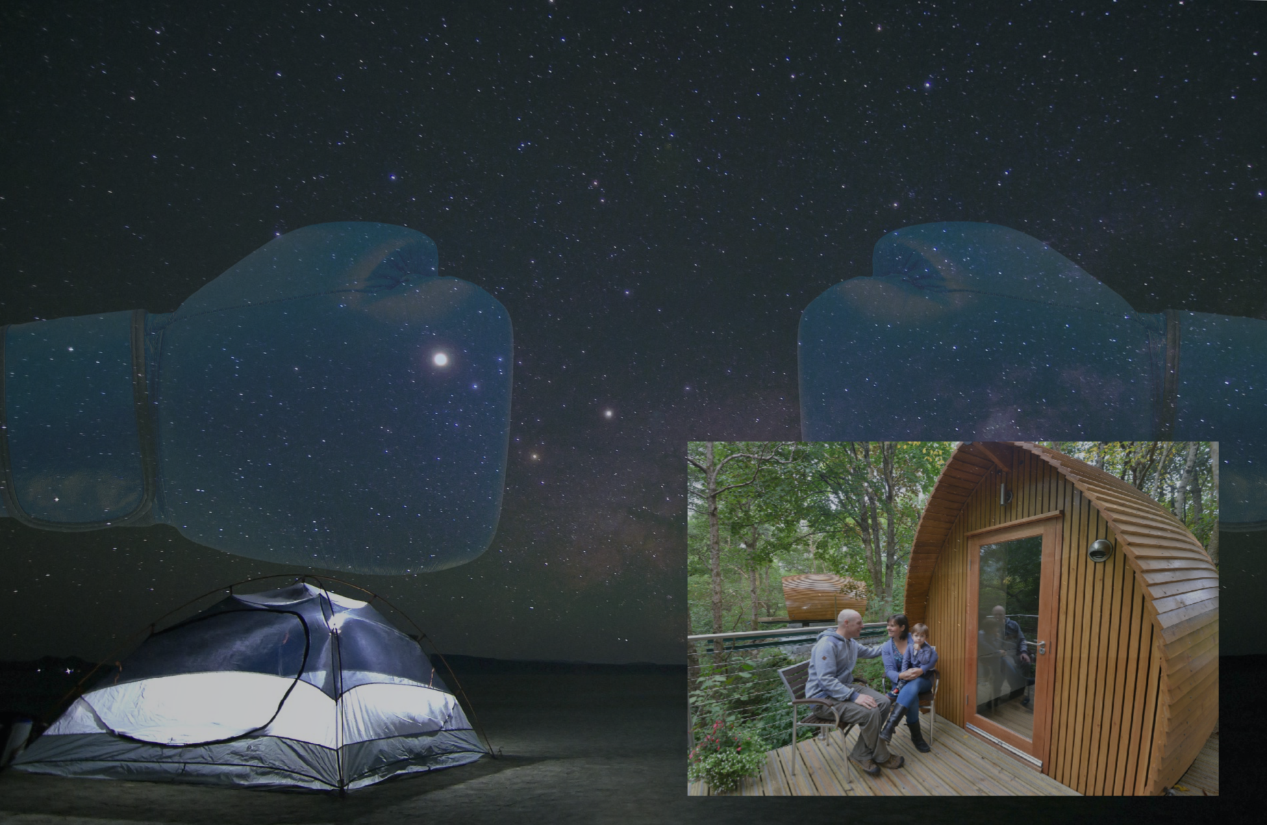 Camping VS. Glamping - Trippin with Tara