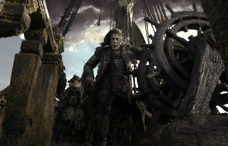 Javier Bardem plays Captain Salazar in the new Pirates of the Caribbean