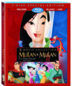 Mulan/Mulan II - Combo Pack Blu-ray 15th Anniversary Edition Debuts # ...