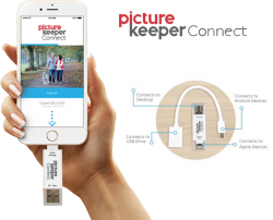 USB for iPhone Photos from Picture Keeper works for Androids too