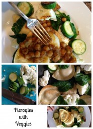 Pierogies with Veggies #Vegan #recipe